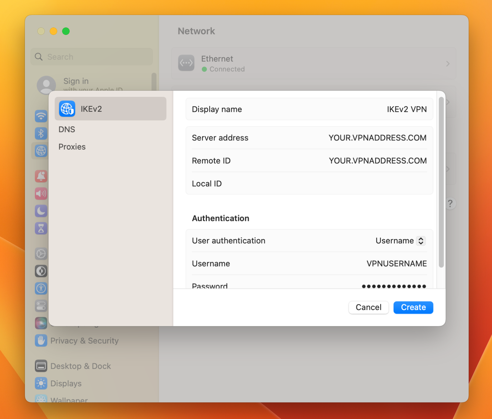 How to set up IKEv2 VPN connection on macOS - VPNExtra